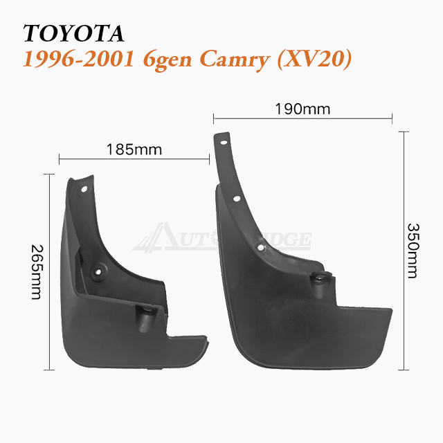 Custom Car Mudguards Supply fit TOYOTA 6-Gen Camry XV20 | AutoBridge ...